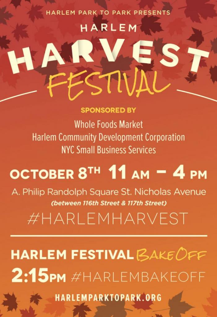 Harlem Harvest Festival And Bake-Off Is Coming Your Way - Swirled