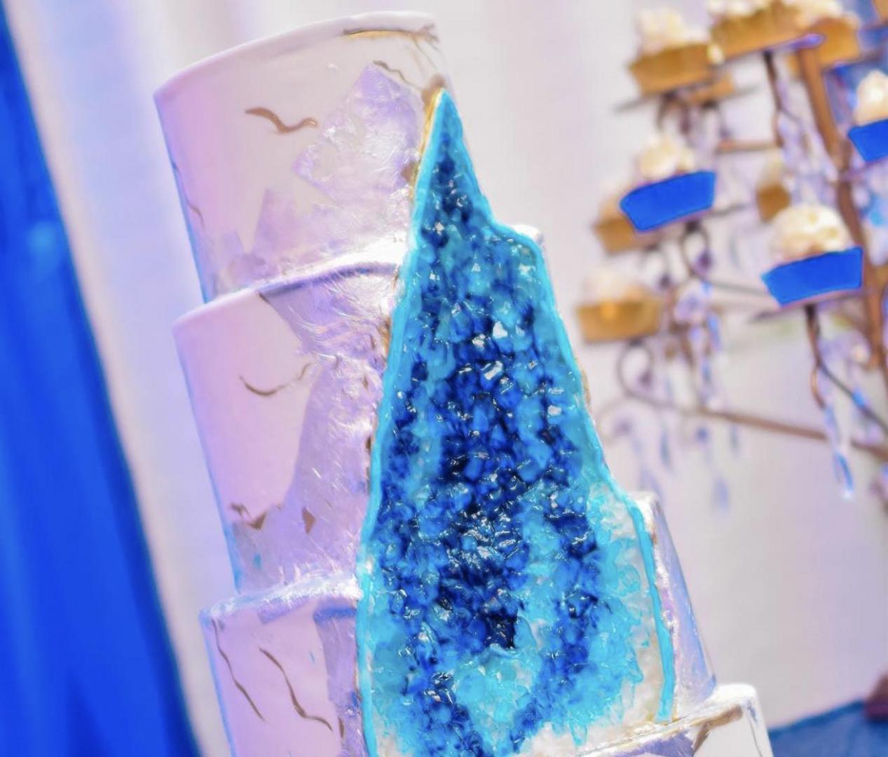 These Crystal-Covered Cakes Are Magical - Swirled