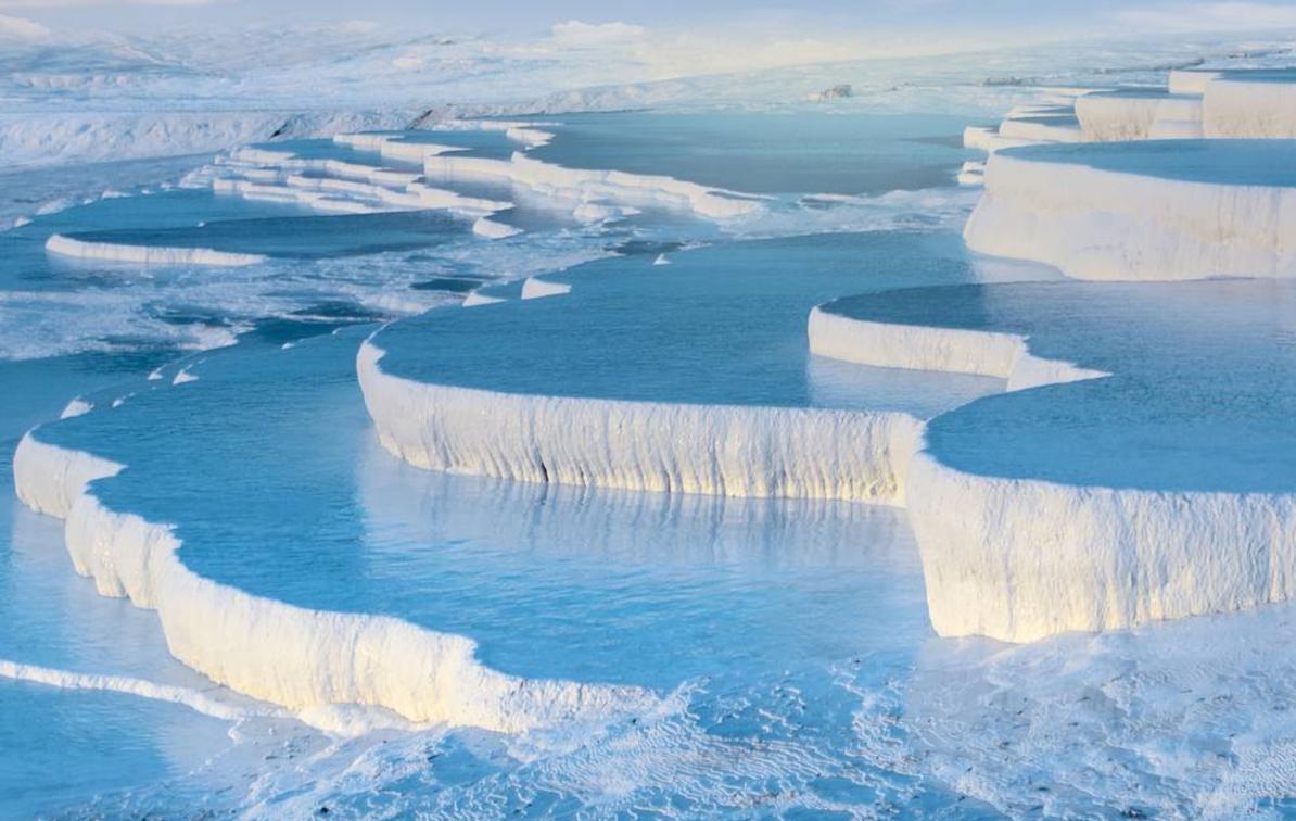 Turkish Pamukkale Thermal Pools Are Spa Heaven