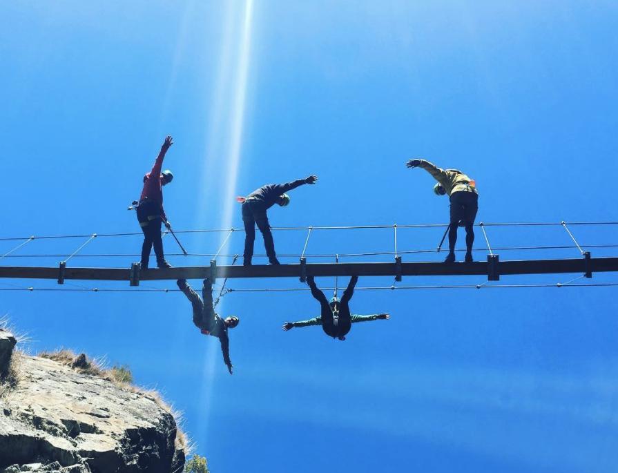Wildwire Wanaka Is A High Ropes Waterfall Playground