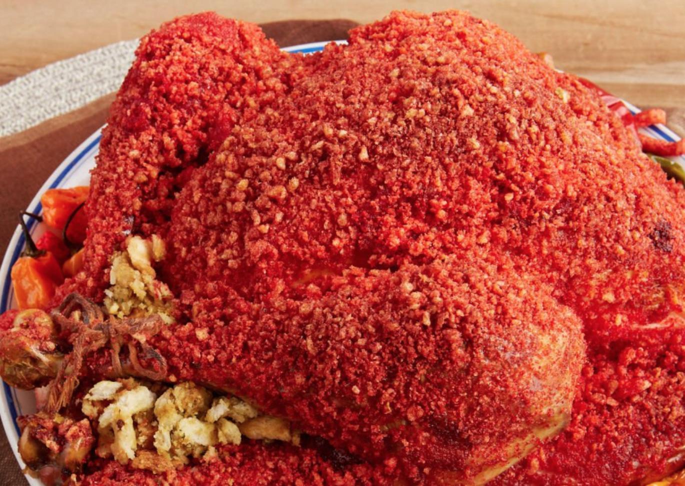 Flamin' Hot Cheetos Turkey Makes For A Weird Thanksgiving