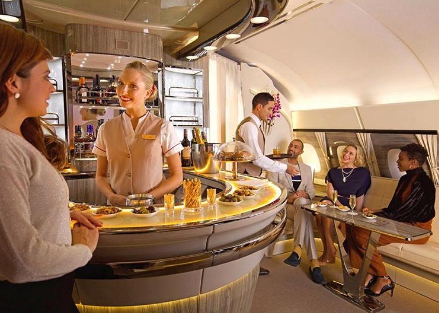 In-Flight Lounges And Bars On Planes