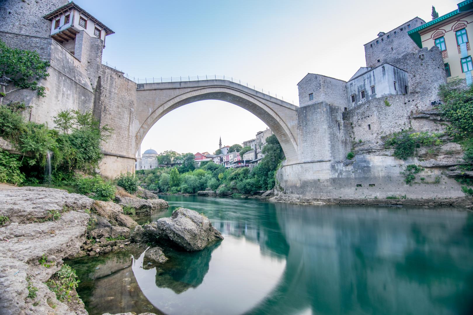 Mostar Old Bridge Is A Cliff Diving Destination